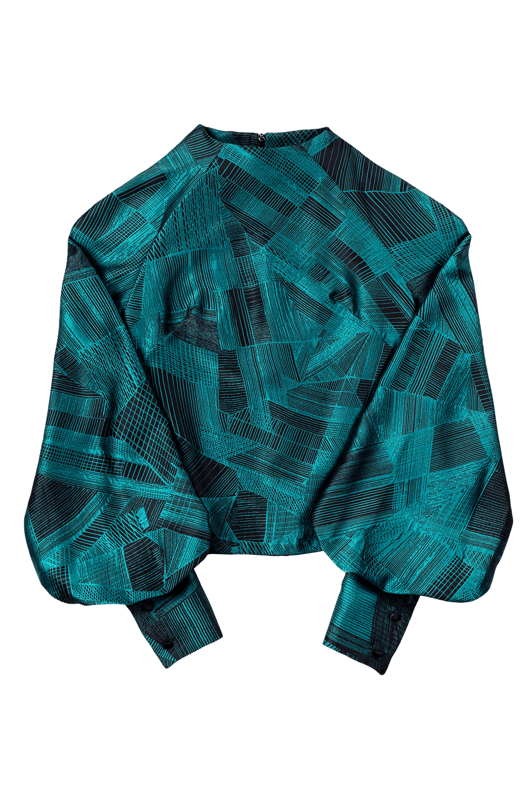 Green Graphic Top – MUCCIOLO